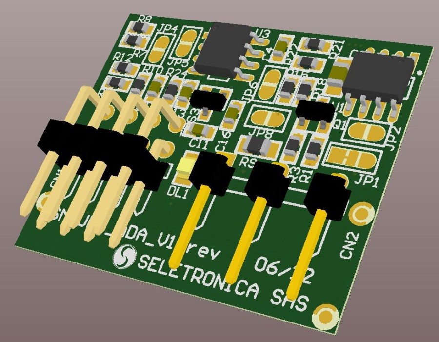 SnipCard ADC two channels (2 x 4-20mA protected inputs) - Archiduino